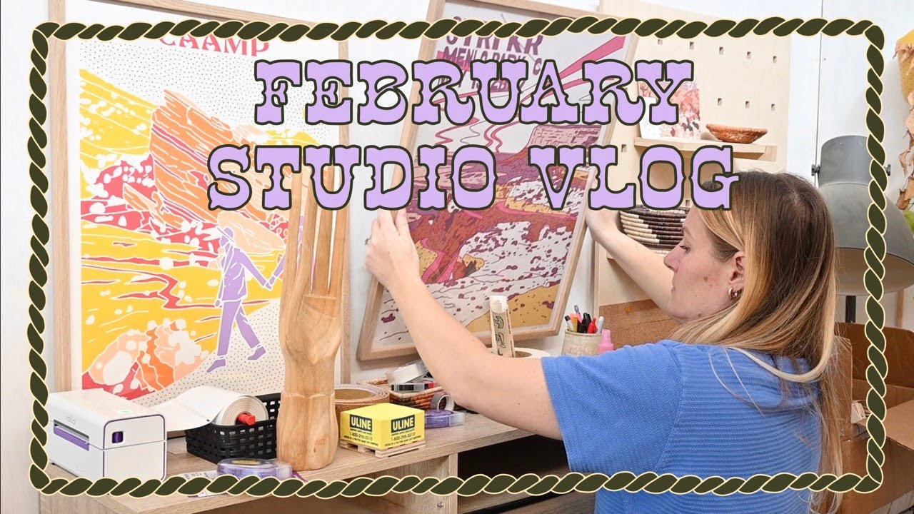 February Studio Vlog- Shipping Disasters, New Products, and Even More Cards! - YouTube