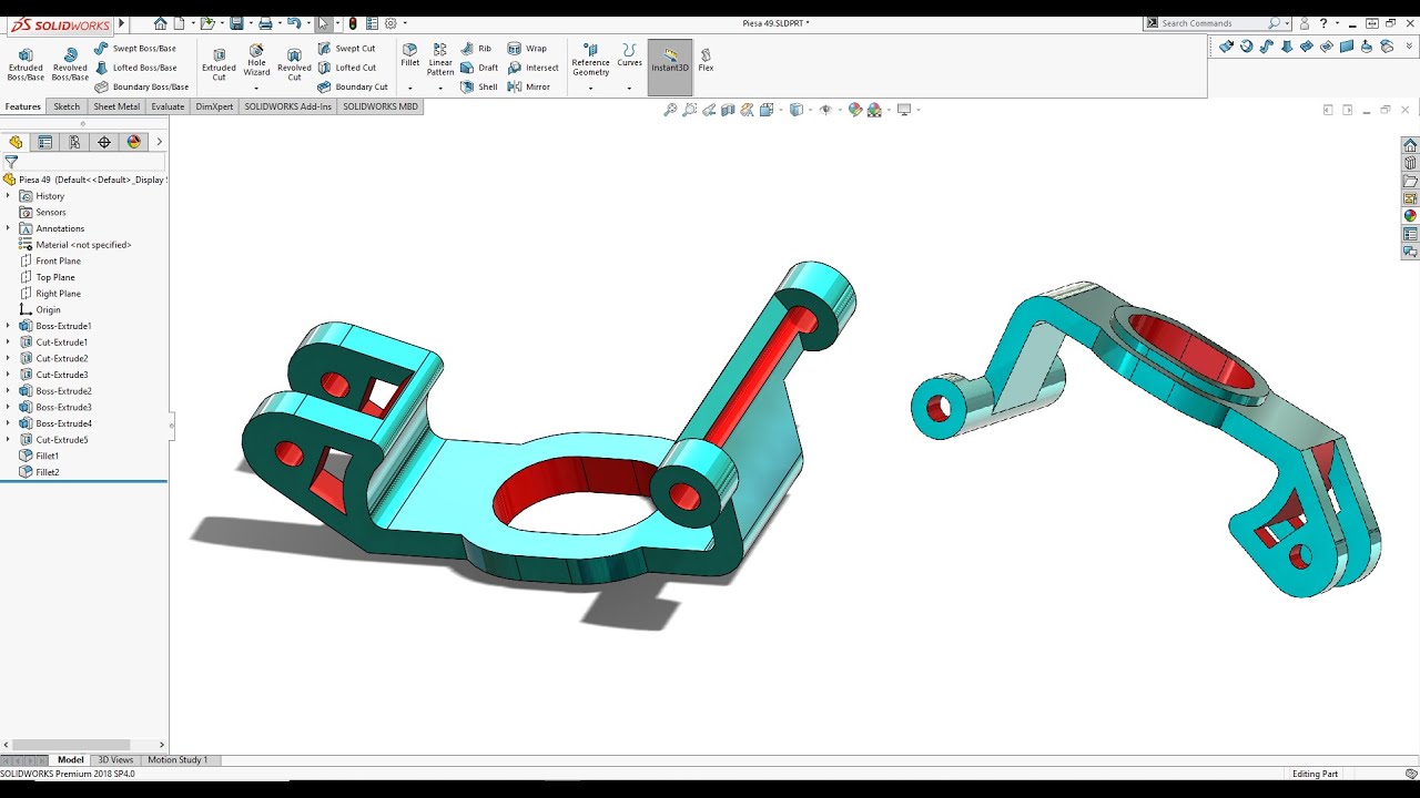 SolidWorks Tutorial 2020, Exercise nr. 49! Learn from Home! :D - YouTube