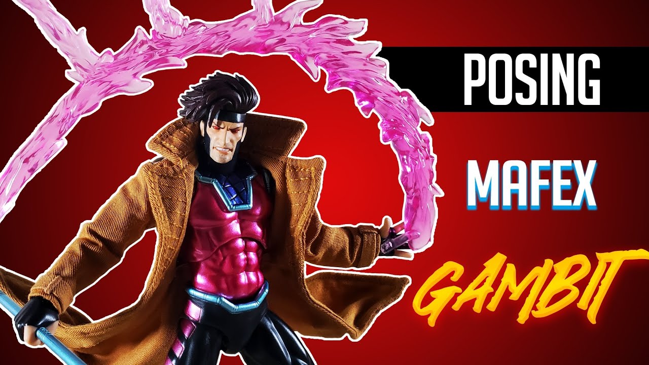Posing with GAMBIT action figure by Mafex - YouTube