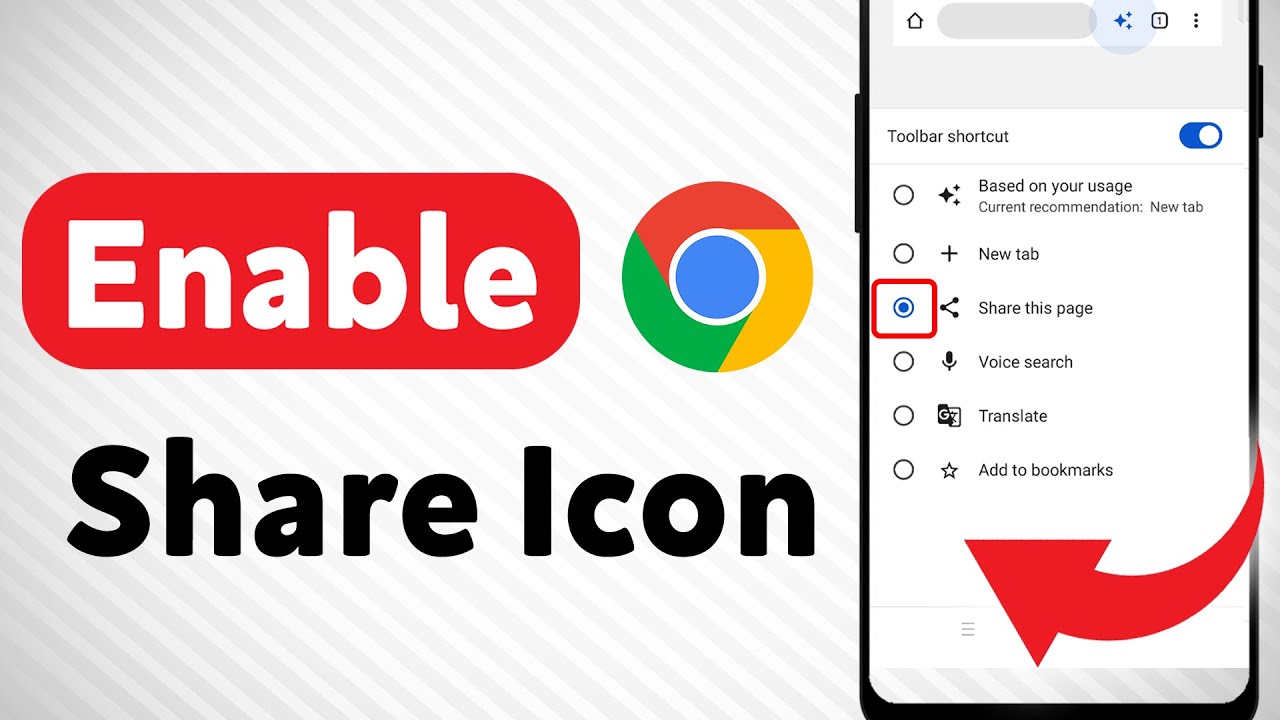 How To Enable Share Icon On Google Chrome (Updated) - YouTube