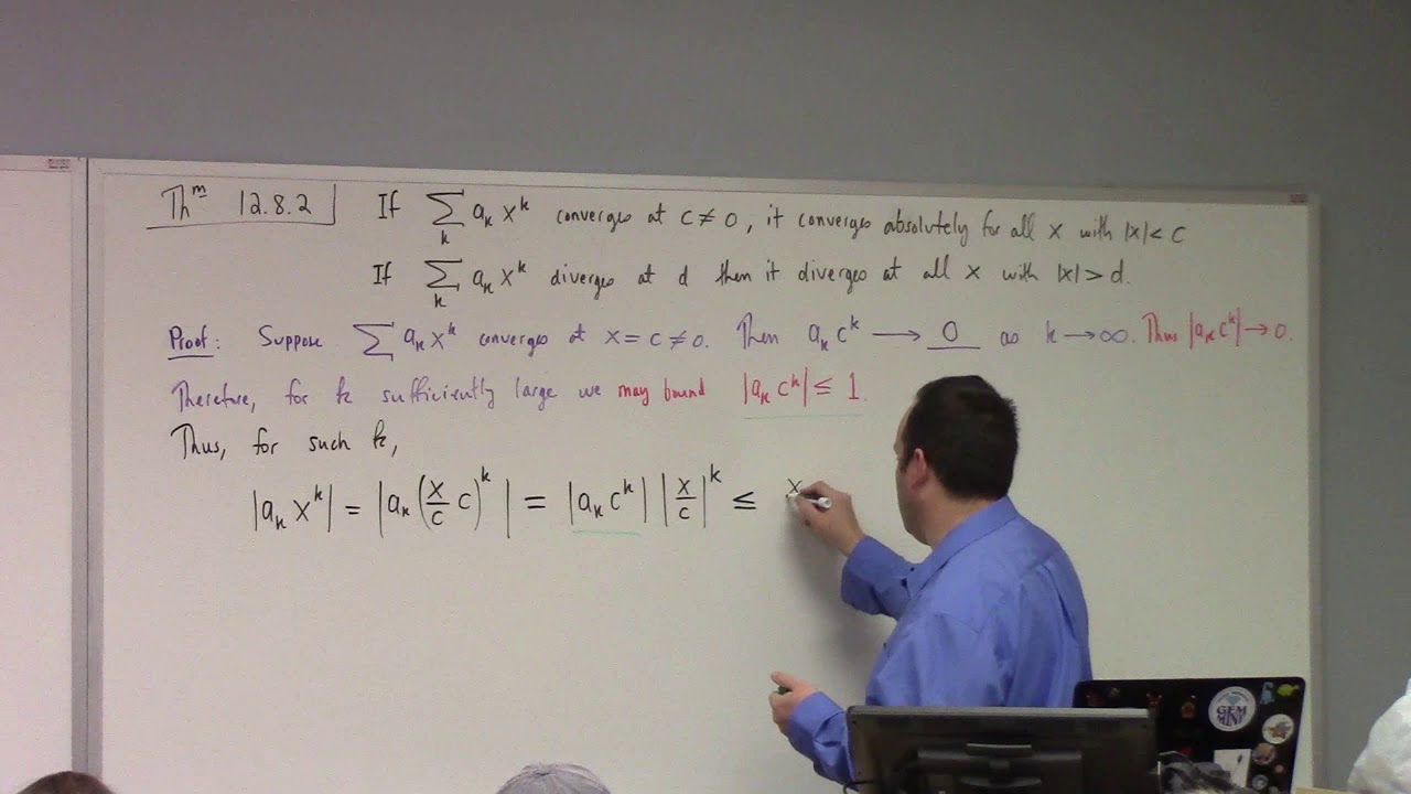 Calculus II: applications of power series, and a few proofs, 4-1-19 ...