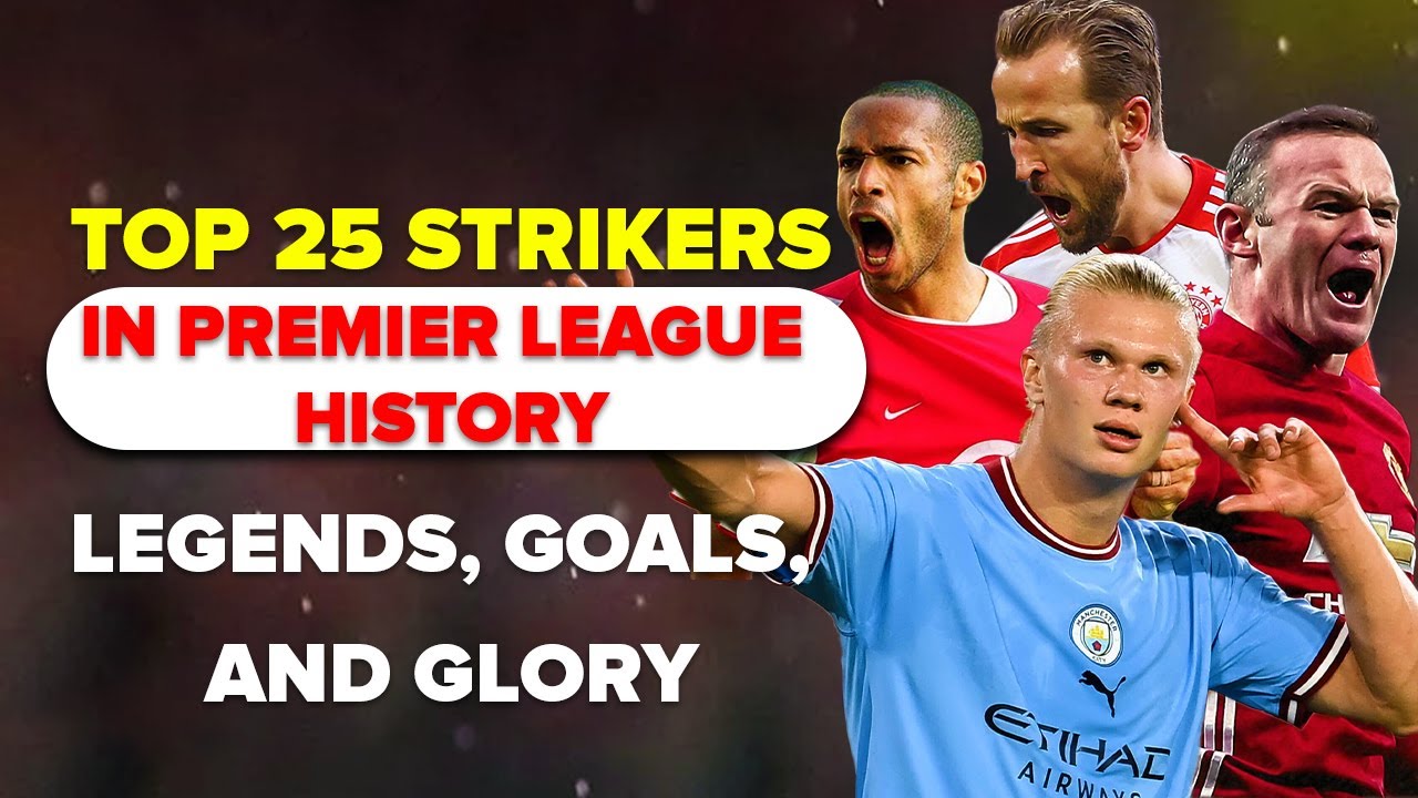 Top 25 Strikers in Premier League History - YouTube