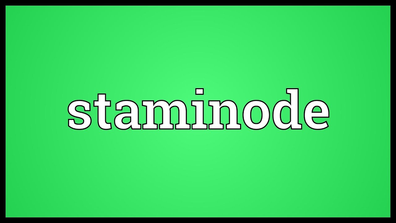Staminode Meaning - YouTube