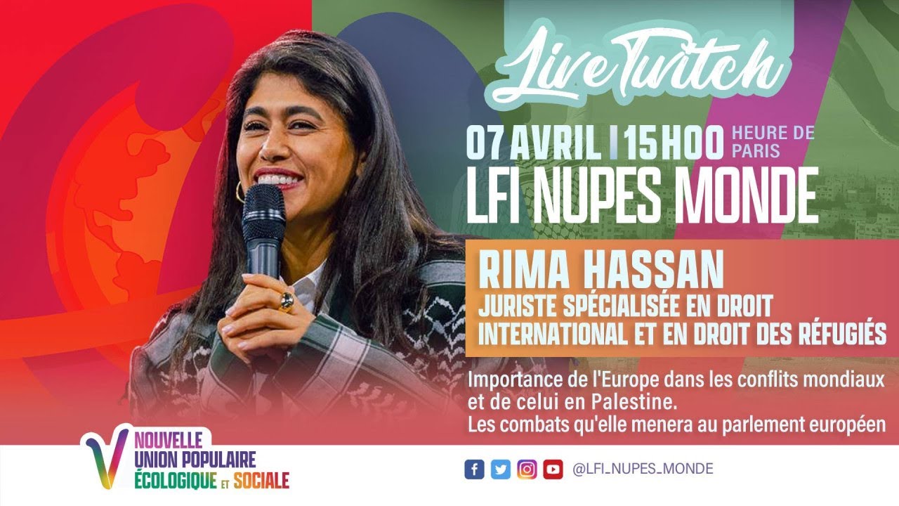 Tout est politique avec Rima Hassan, candidate aux élections ...