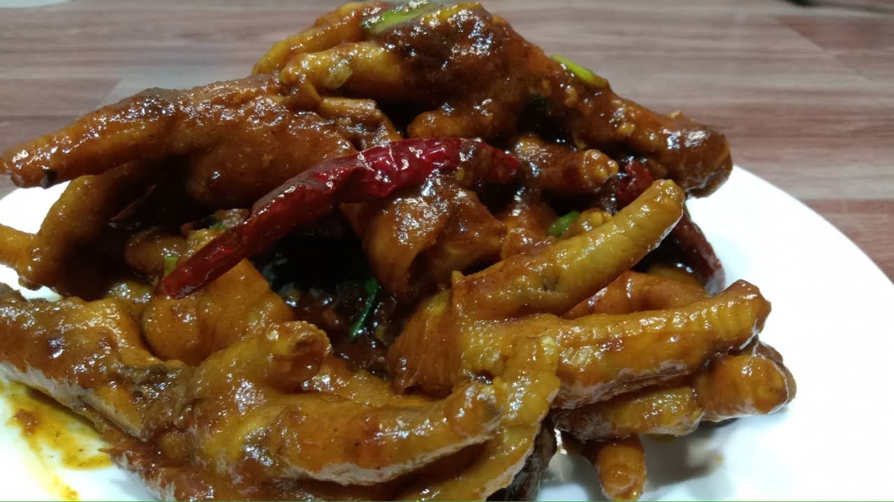 Spices that makes chicken feet absolutely delicious./Cooking chicken ...