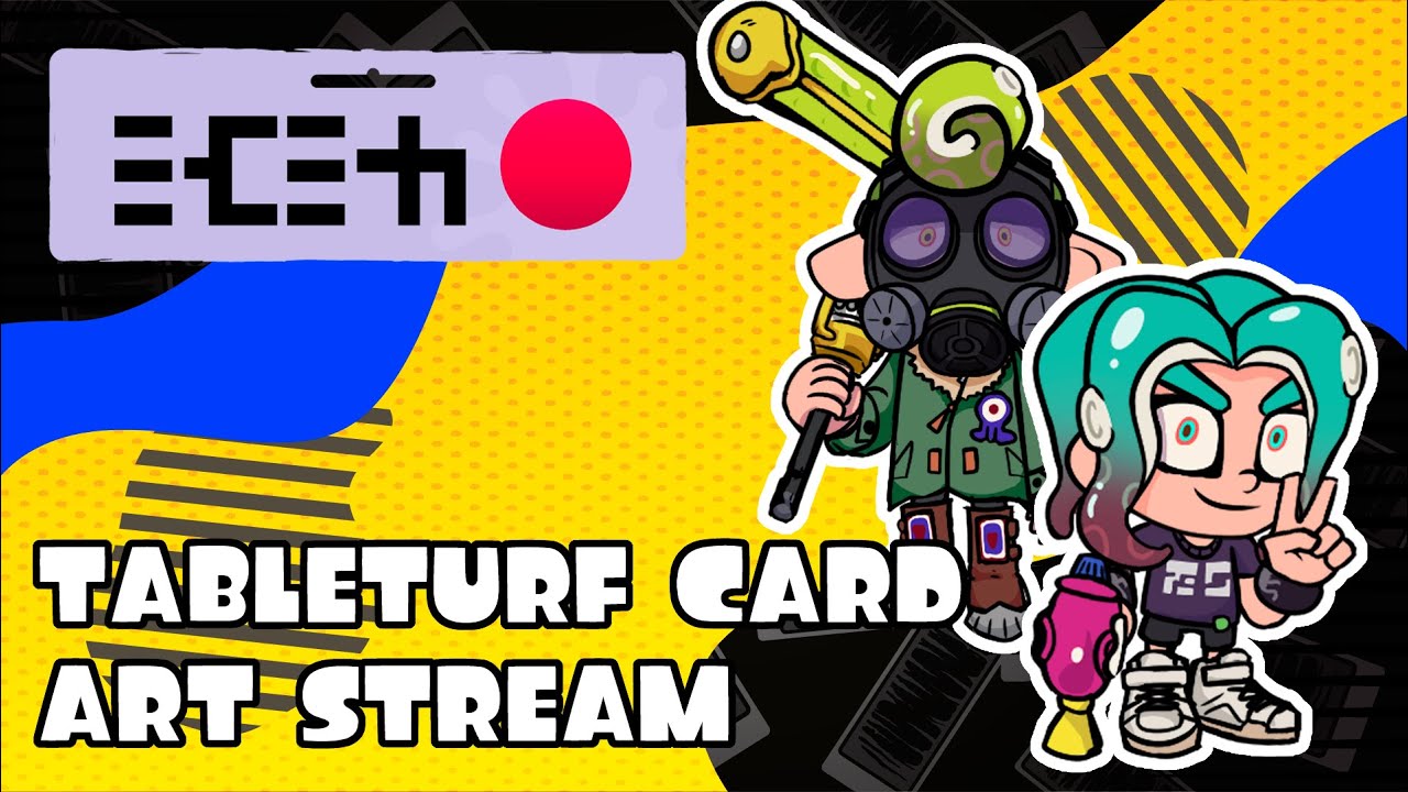 Tableturf Card Art Stream - YouTube