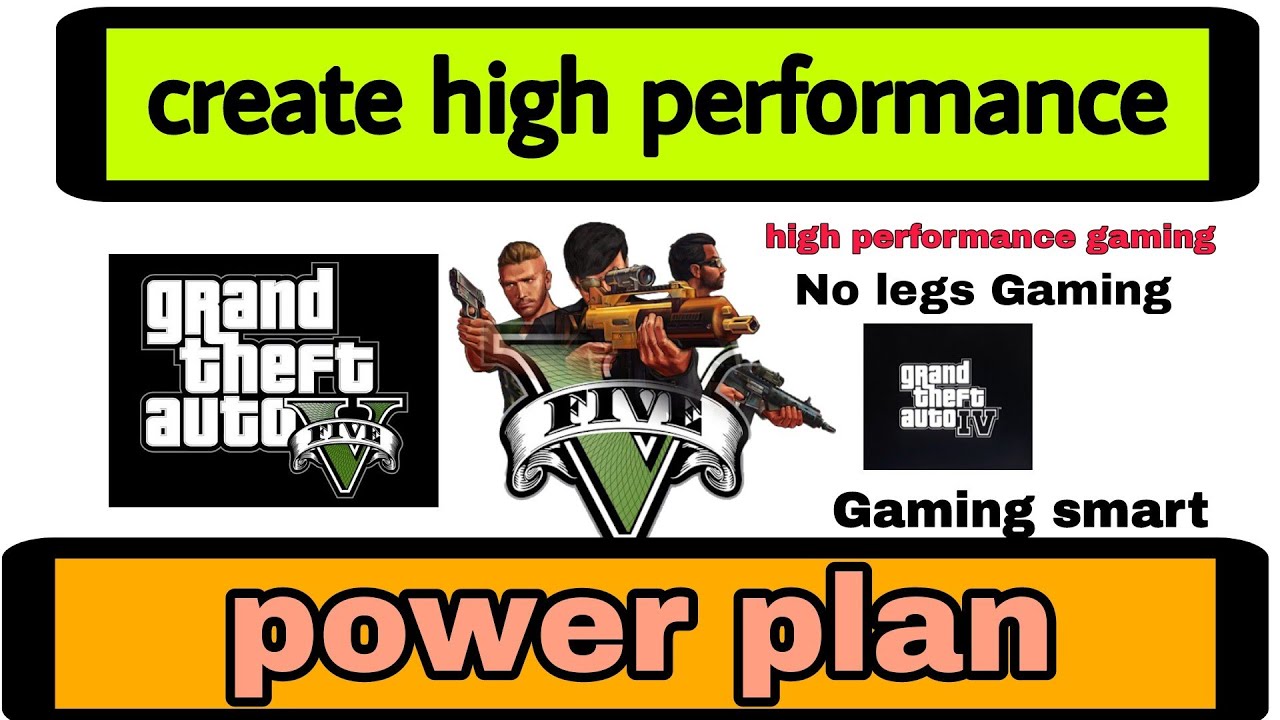 windows 10 boost gaming performance |create high performance power plan ...