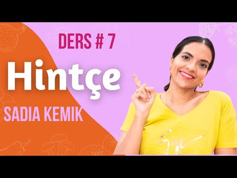 Hintçe/Urduca Konuşma Ders # 7 - Dili Öğrenmek Çok Kolay | #hintçe #sadiakemik #hintçe #urduca #dili
