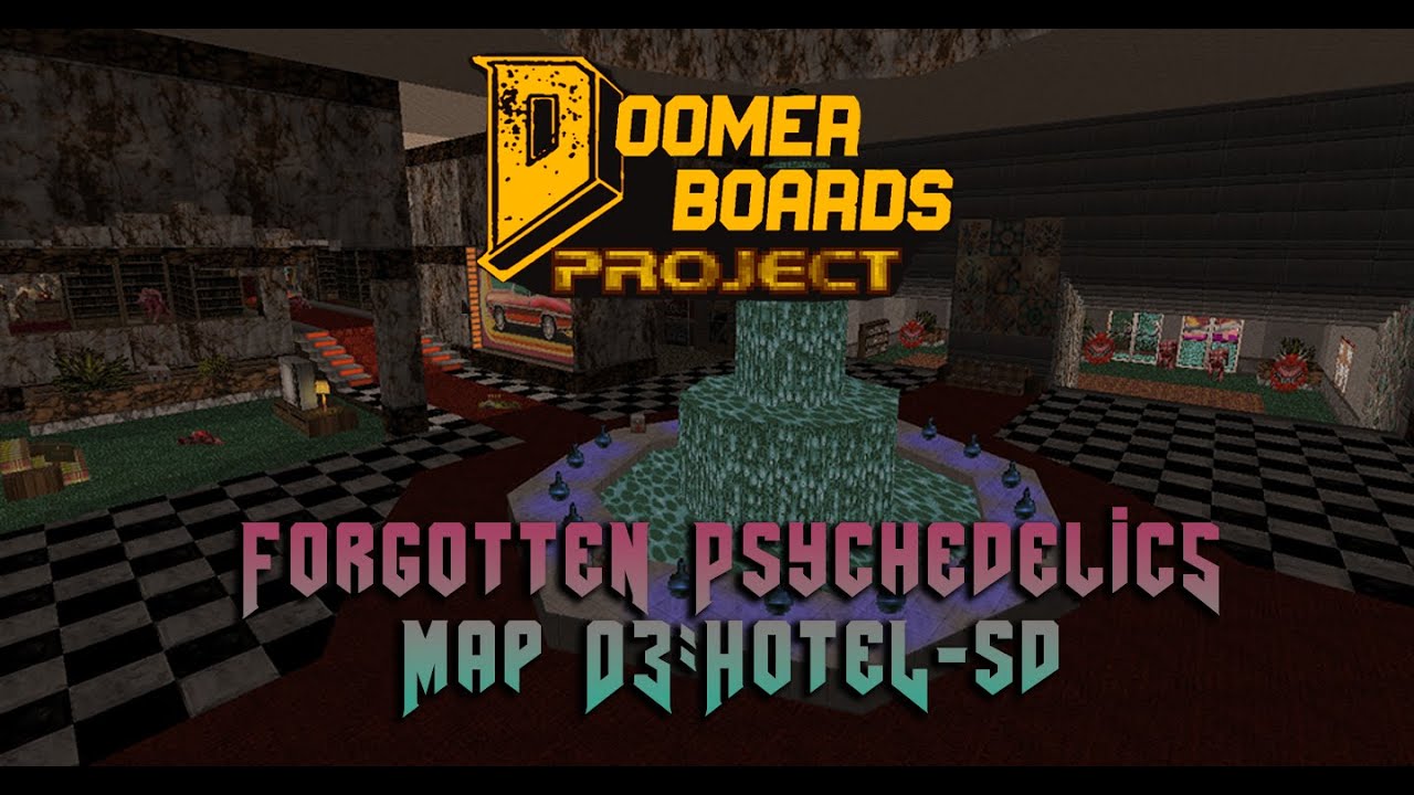 Doom 2 - DBP#70:Forgotten Psychedelics(Map03:HoteL-SD) UV/100% - Lets ...