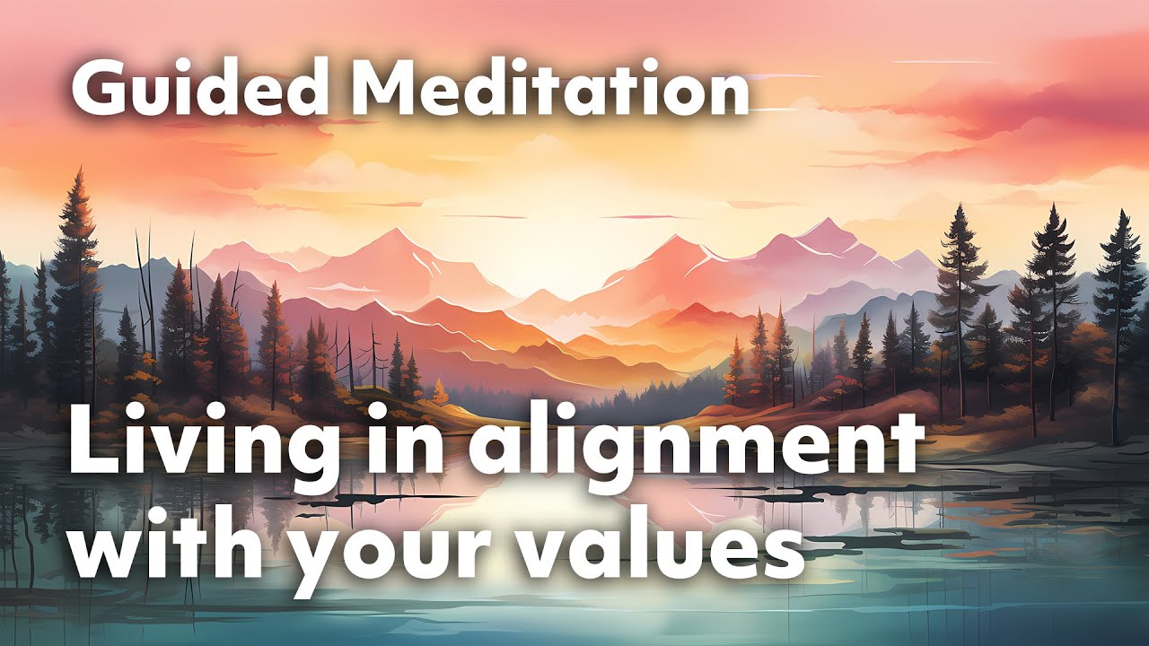 Living in alignment with your values | 5 Minute Guided Meditation - YouTube
