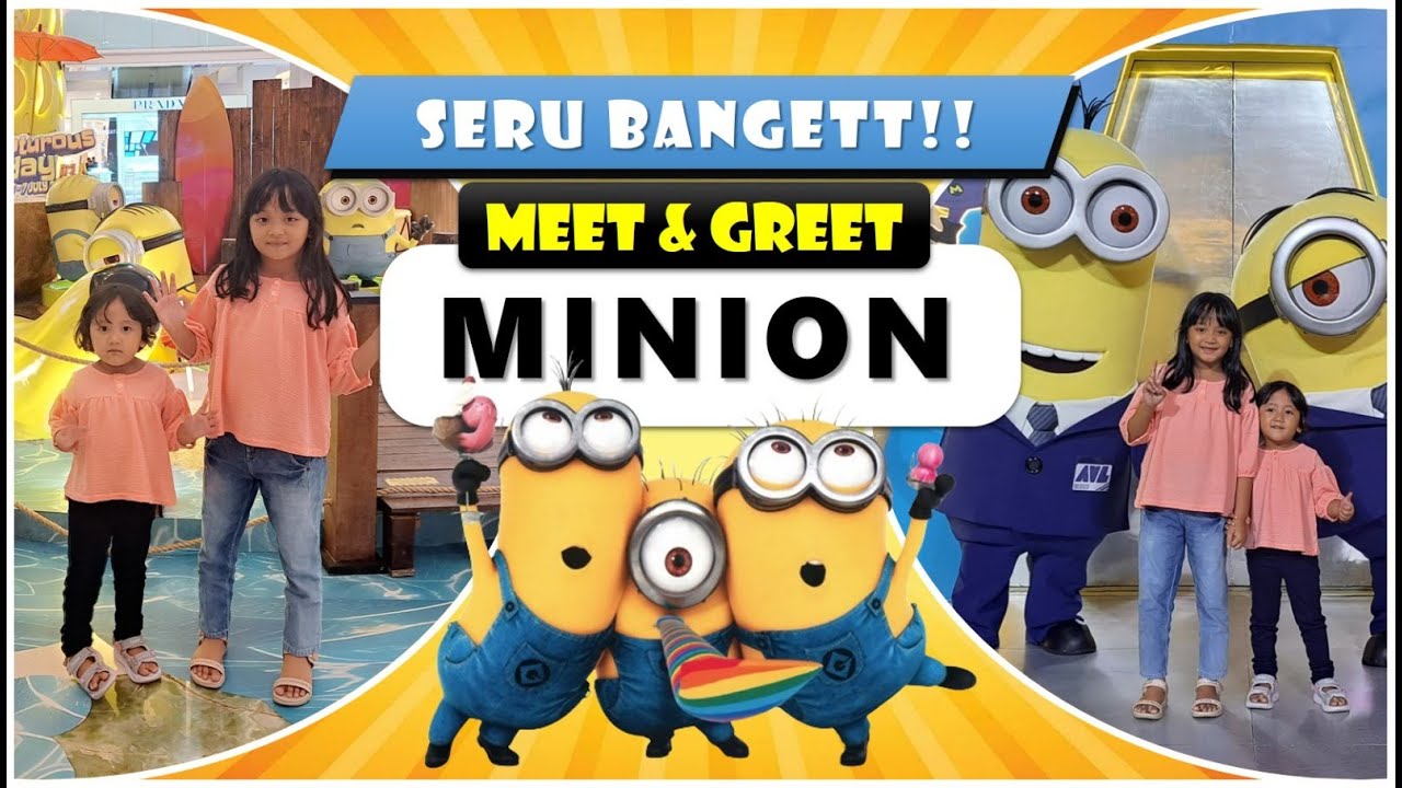 Bermain dan ketemu Minions.Seru banget😎|Despicable Me 4|Kevin|Stuart ...