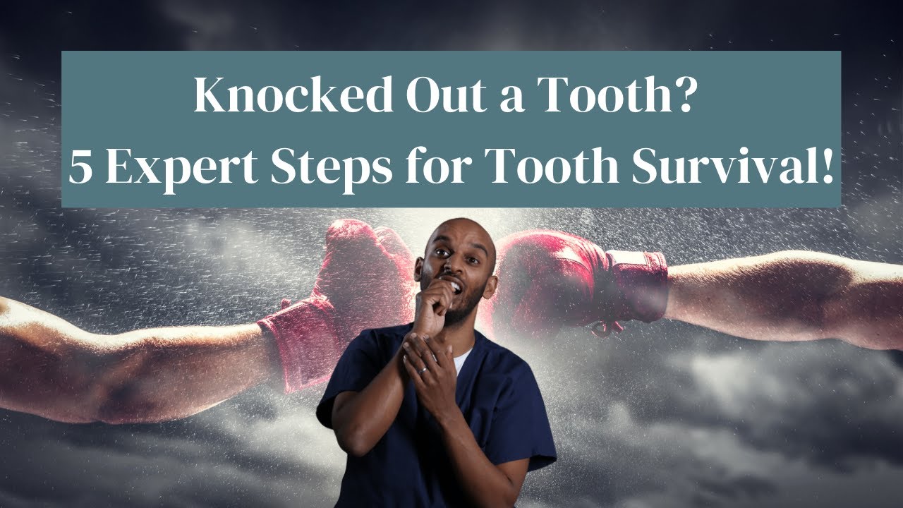 What to do if your TOOTH gets KNOCKED OUT! 5 Expert Steps for Tooth ...
