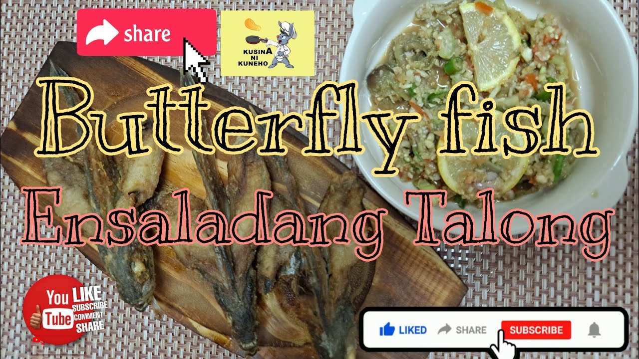Butterfly Fish at Ensaladang Talong - YouTube