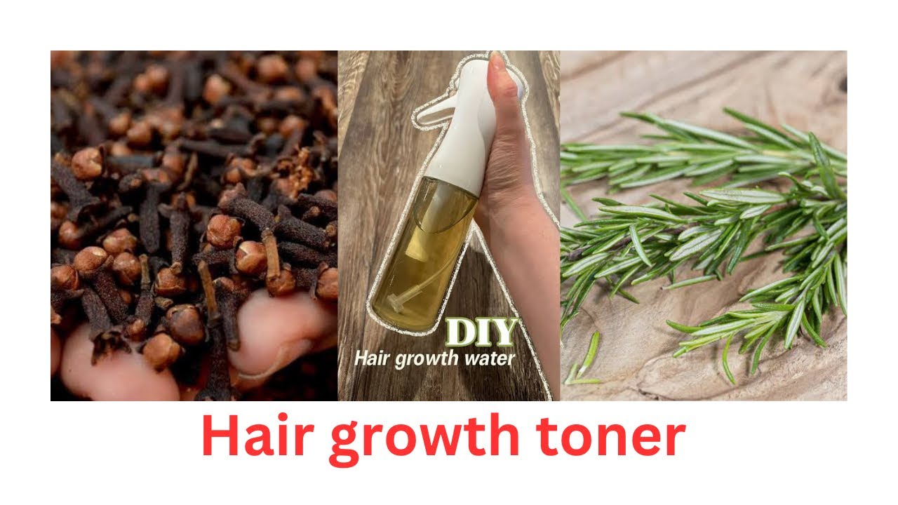 Rosemary and clove hair growth toner #viral #haircare #diy # ...