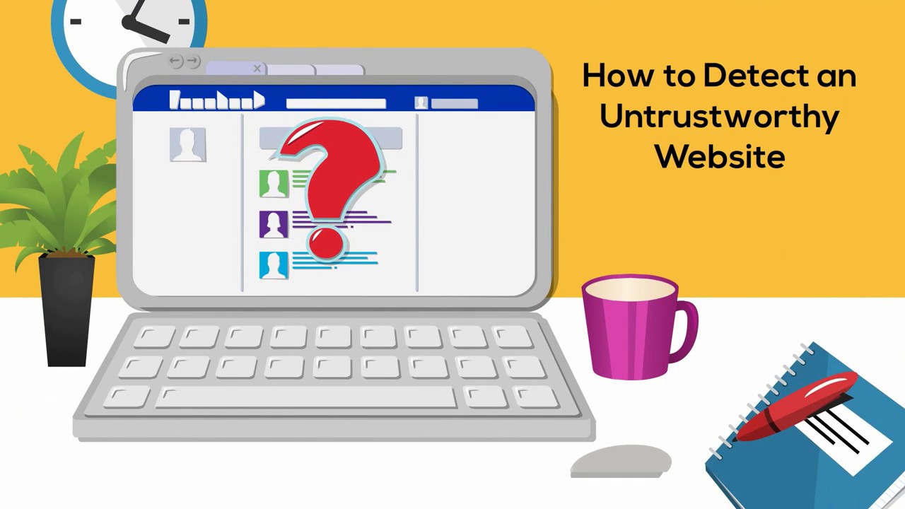 How to Detect an Untrustworthy Website - YouTube