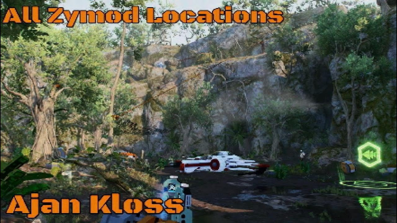 All Zymod Locations, Ajan Kloss. Lego Star Wars Skywalker Saga - YouTube