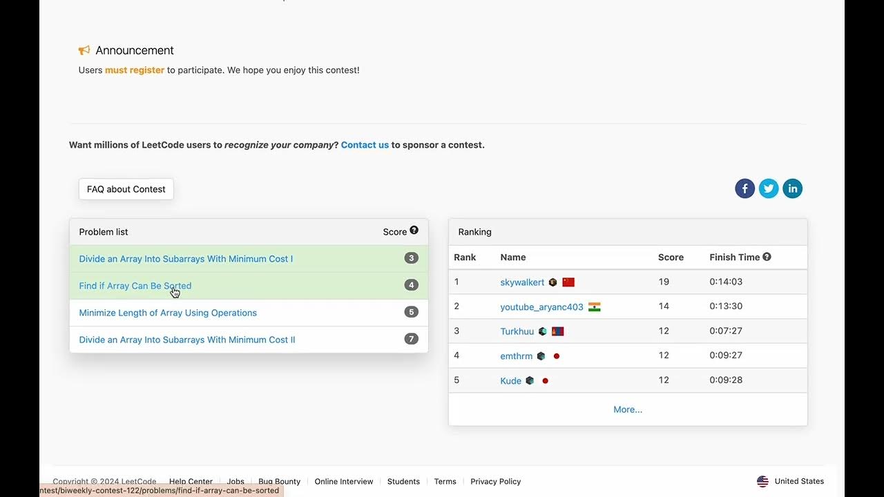 Leetcode Biweekly Contest 122 Solutions Youtube