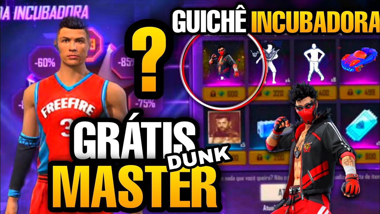 COMO PEGAR DUNK MASTER GRÁTIS! GUICHE DA INCUBADORA, LOJA MISTÉRIOSA ...