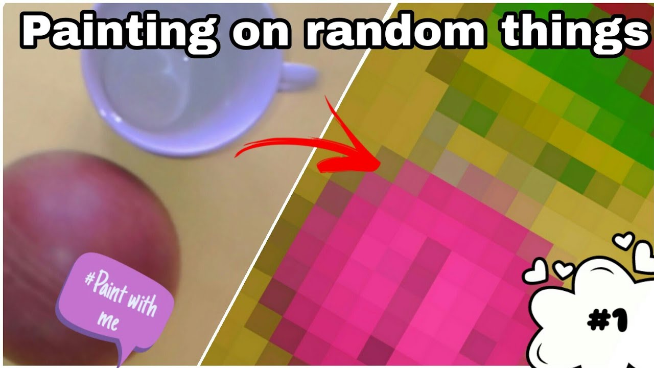 Painting on random things. #1 ( ENG SUB) - YouTube