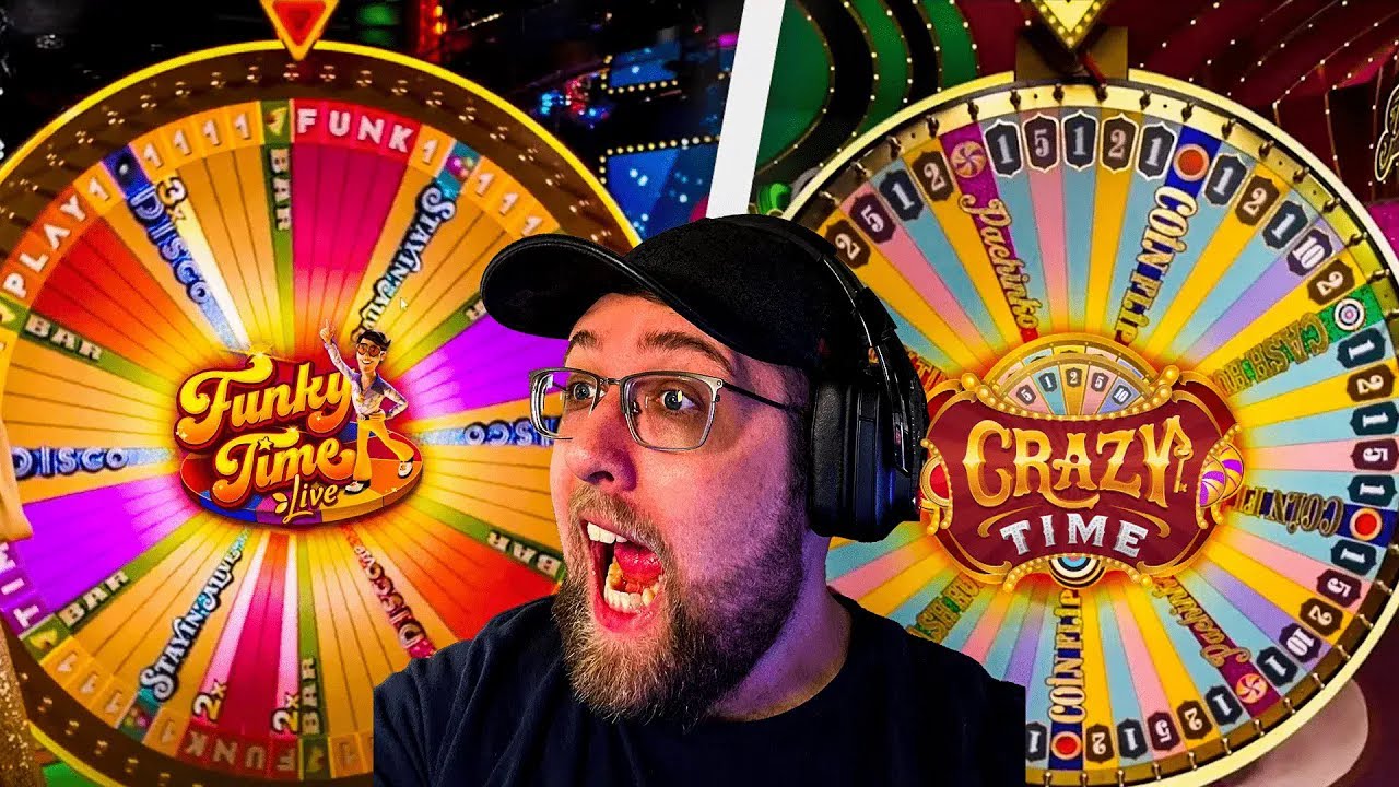 I PLAYED FUNKY TIME & CRAZY TIME GAME SHOWS AT THE SAME TIME! - YouTube
