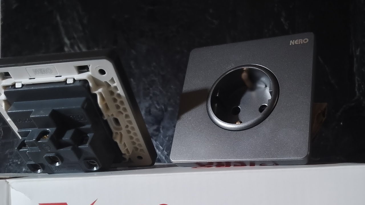 Material listrik socket outlet stop kontak "NERO electric - YouTube