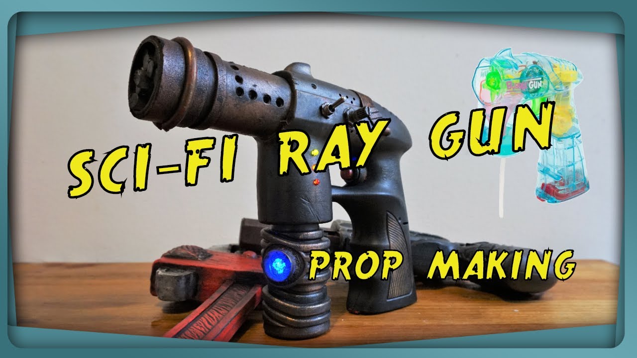 Prop Making Space_Ray Gun from a Bubble gun [Sci-fi Build] - YouTube