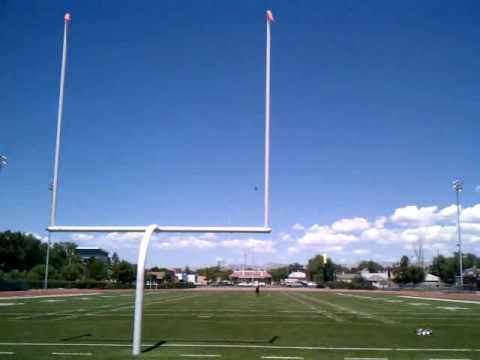 Greg Gundersen Kicks 63 yard Field Goal! - YouTube
