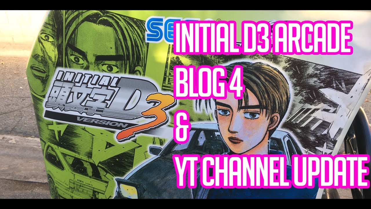 Initial D Arcade Version 3 - Video Blog Part 4 & Channel update - YouTube