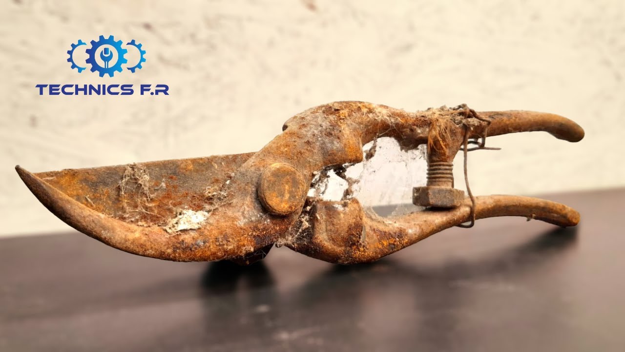 Rusty Pruning Shears Restoration - Grandpa's Toolbox - YouTube