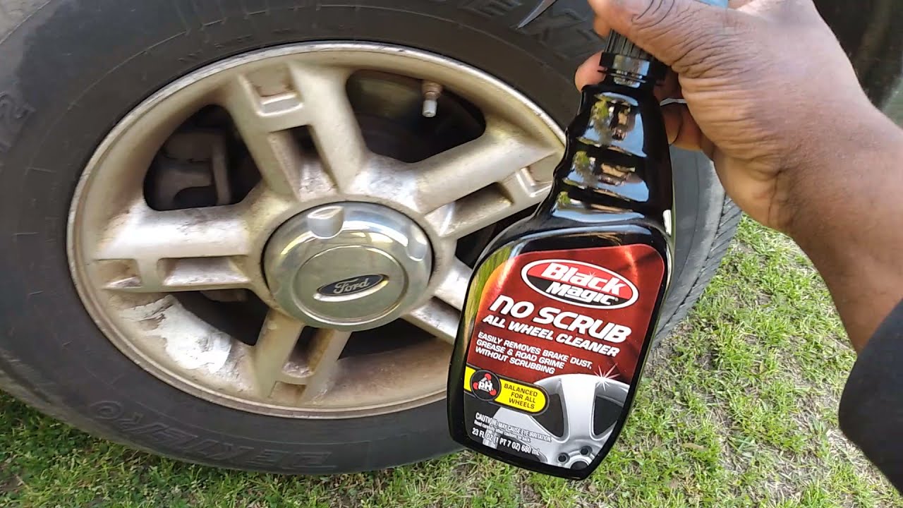 black magic no scrub all wheel cleaner will it remove cooked on brake ...