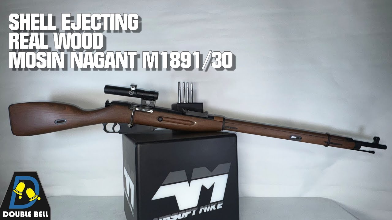 Double Bell Mosin Nagant M1891/30 Shell Ejection Real Wood / Airsoft ...