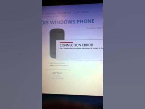 Windows phone error part 1 - YouTube
