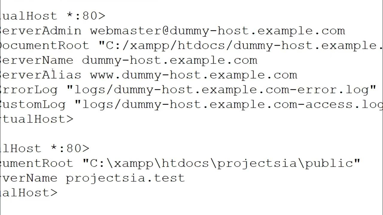 Laravel Lectures - Setting up a Virtual Host - YouTube