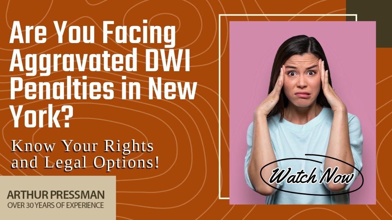 Buffalo, NY DWI Attorney Explains Aggravated DWI Penalties - YouTube