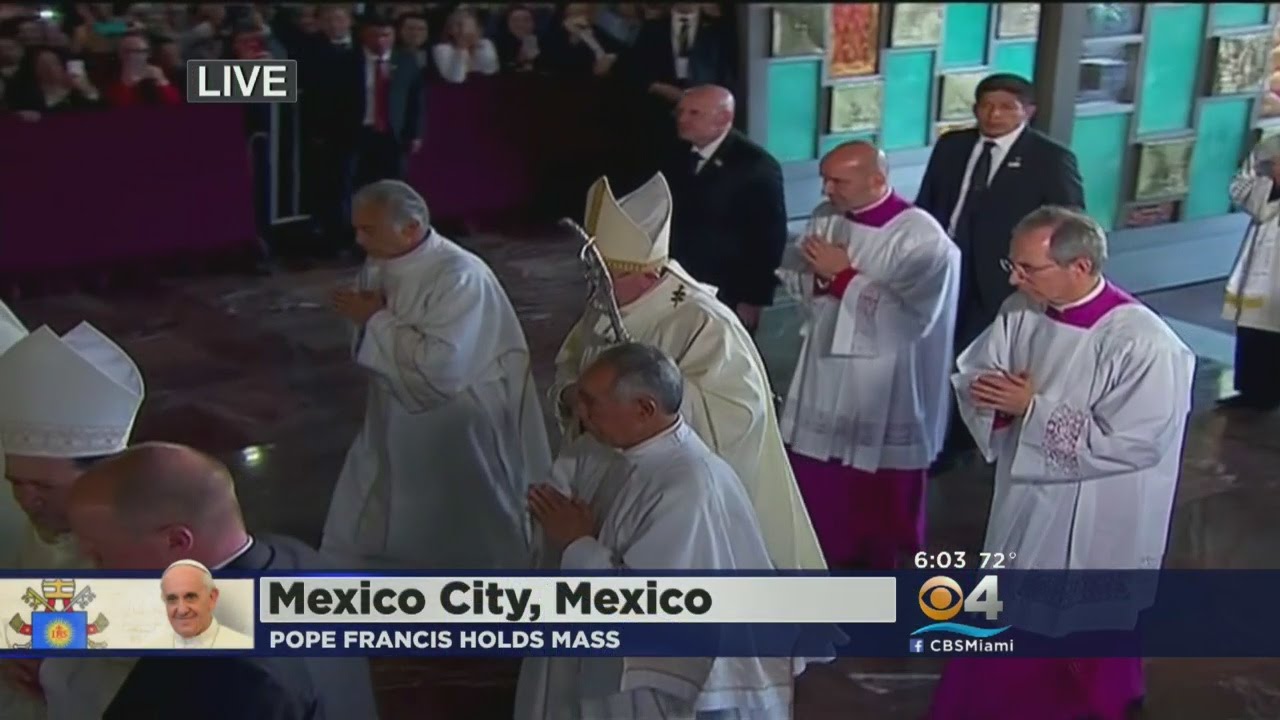 Pope Francis In Mexico - YouTube