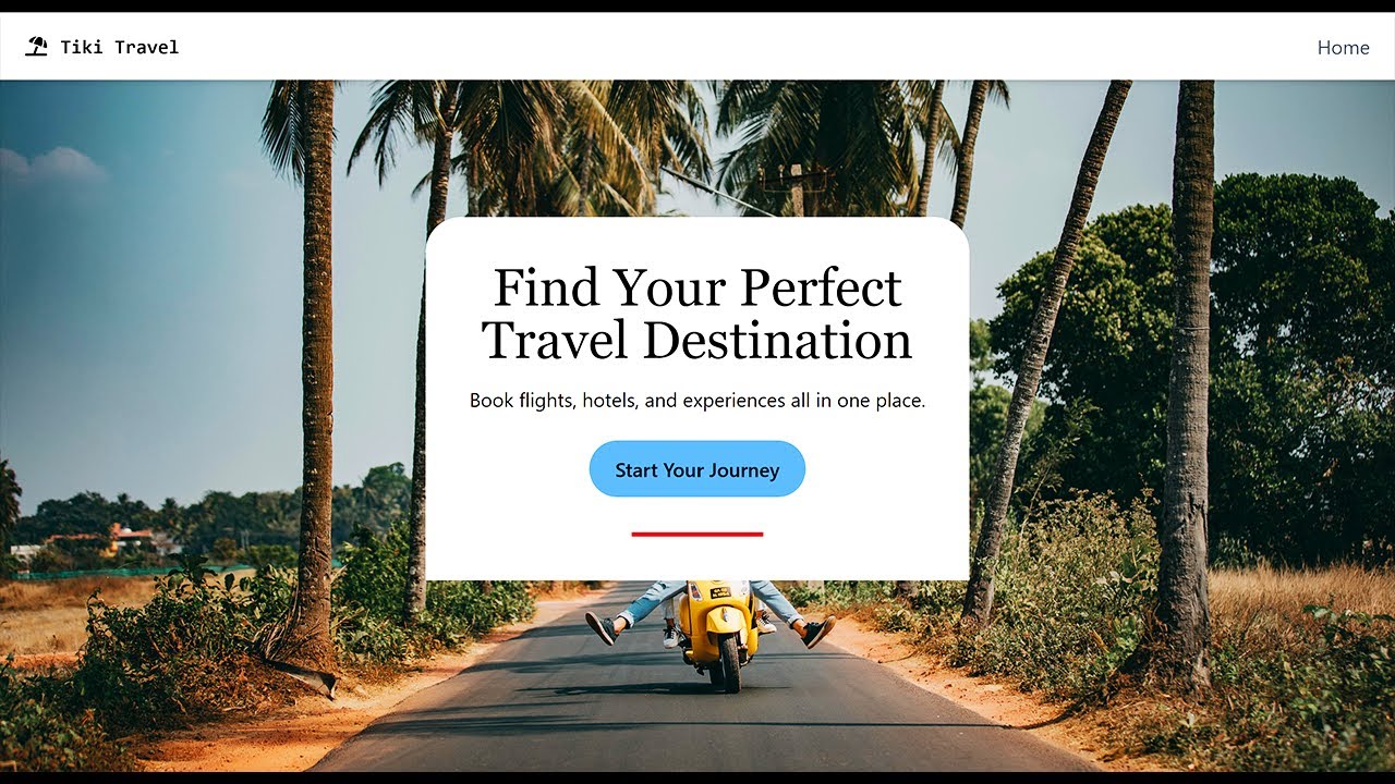 Build a Stunning Hero Section with React + Tailwind CSS FAST | Beginner ...