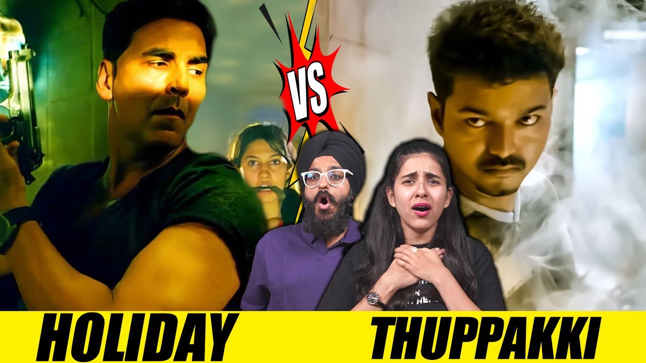 Thuppakki VS Holiday MASS Fight Scene Reaction | Thalapathy Vijay Vs ...