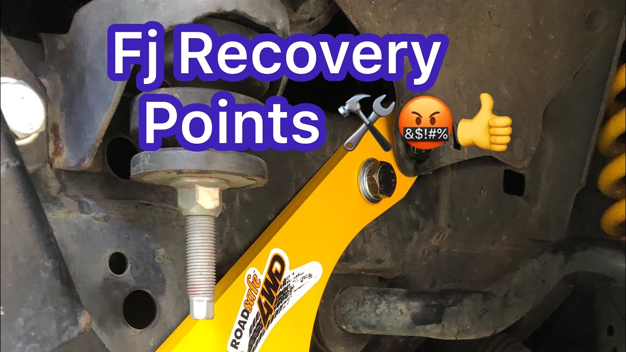 Fitting recovery points to my Fj - YouTube