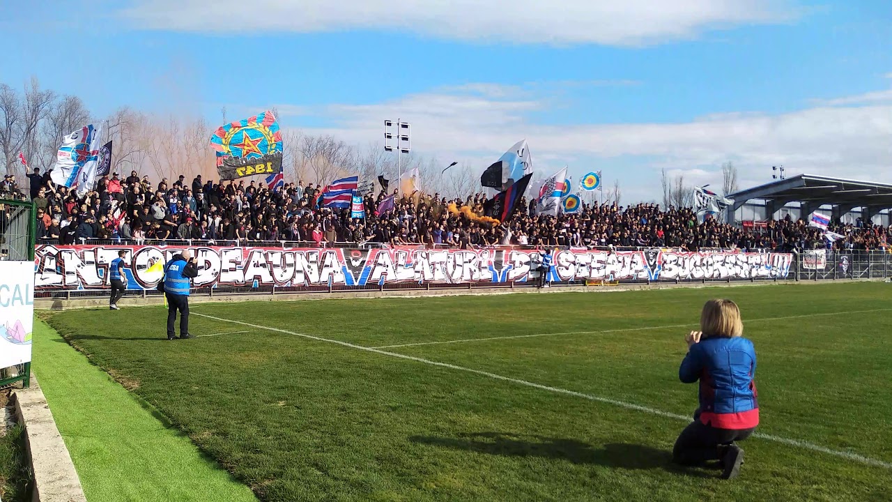 2020 Ultras Steaua București, pirotehnie Peluza Sud Steaua - YouTube