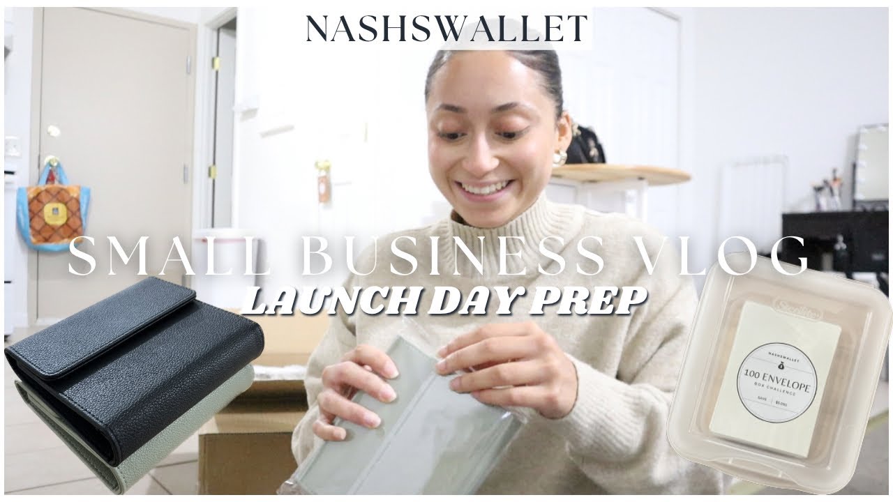 LET'S PREP FOR LAUNCH DAY | NEW WALLET UNBOXING & MORE | STUDIO VLOG ...