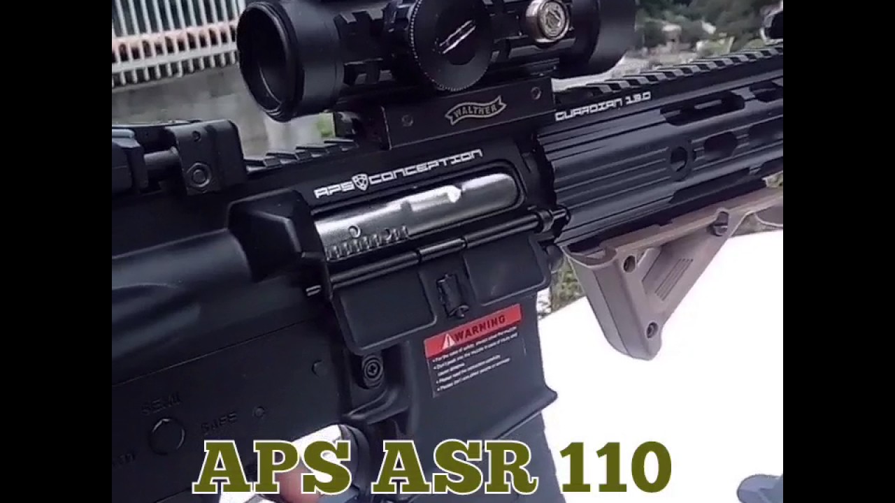 AIRSOFT APS ASR 110 COMPETIDOR - YouTube