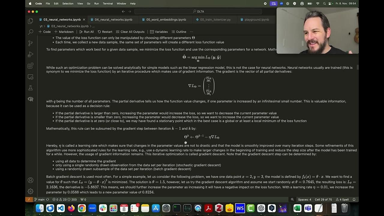 06 A gentle introduction to neural networks (with pytorch) - 03 - YouTube