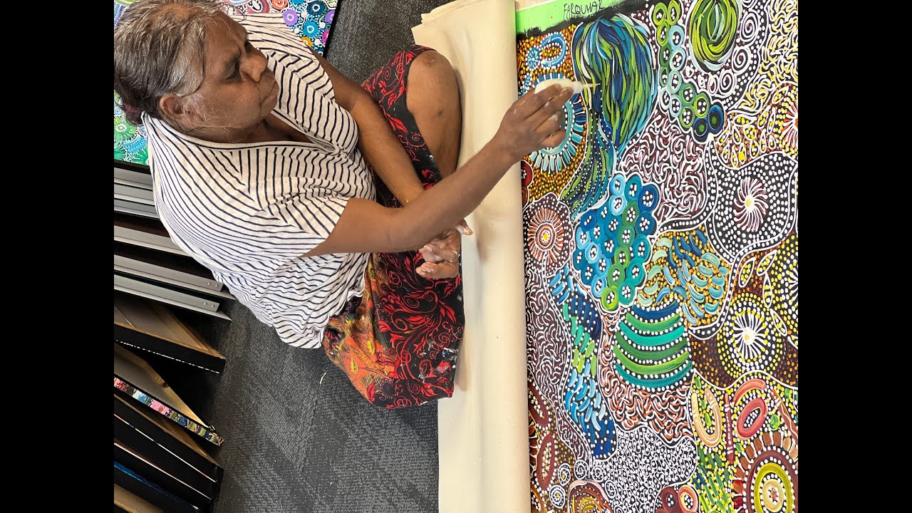 JANET GOLDER KNGWARREYE - 300cm X 200cm " My Country " - ART by ...