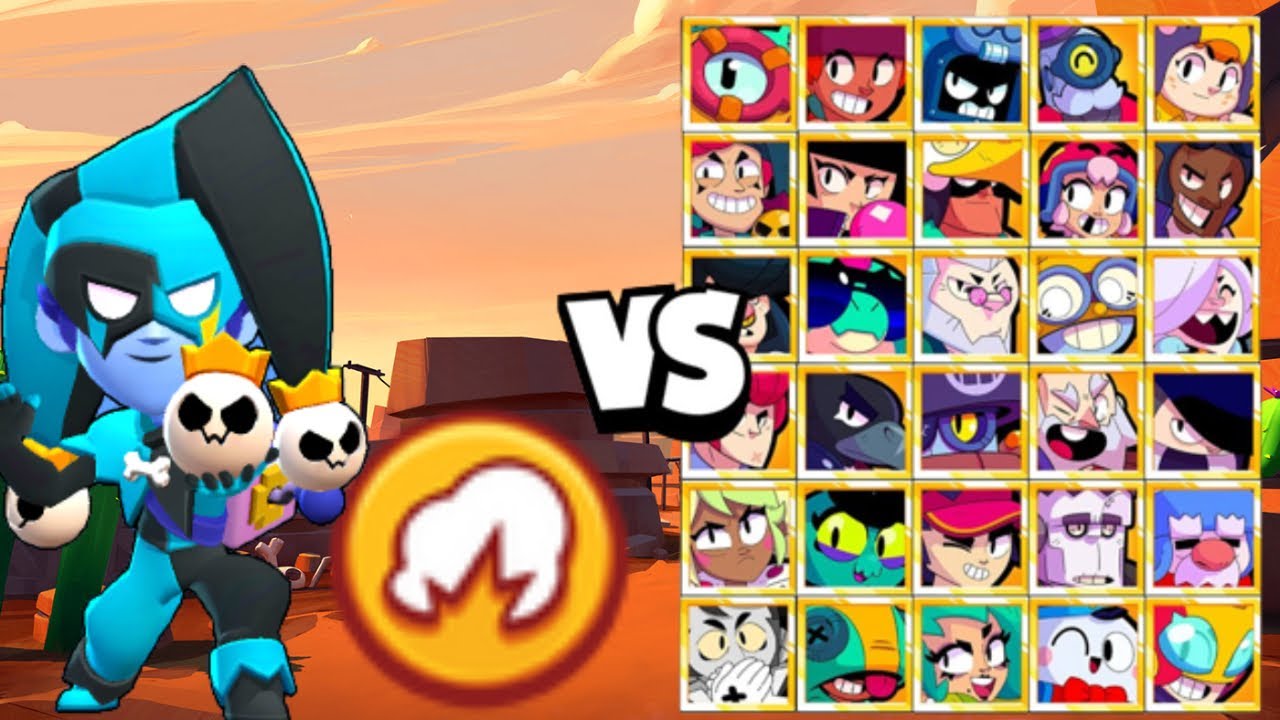 Chester Super Candy Popper Vs Brawlers | Brawl Stars - YouTube