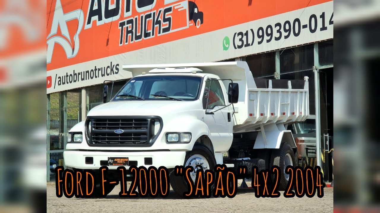 Ford F-12000 "Sapão" 2004 c/ Caçamba basculante, junção de estilo e ...