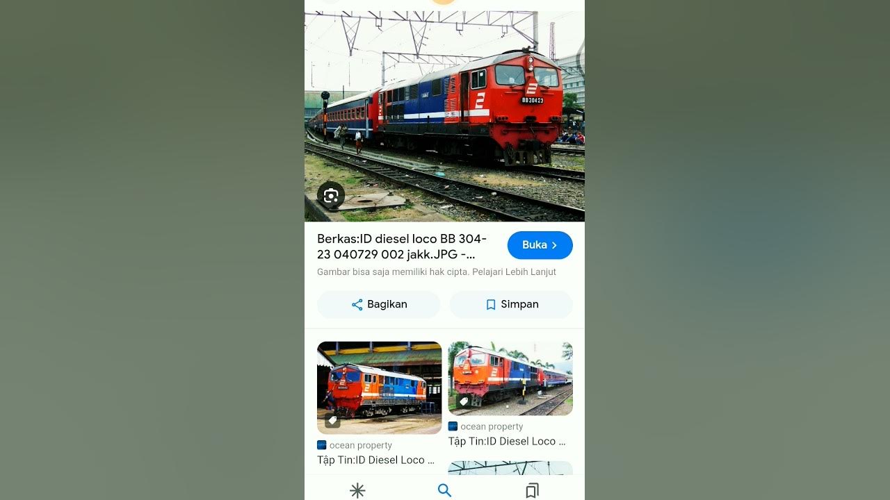 Foto Foto Lokomotif BB 304 23r - YouTube