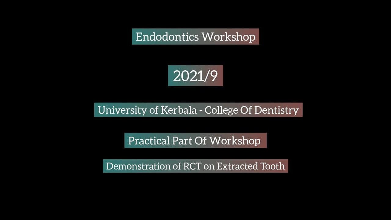 Endodontics Workshop Practical - YouTube