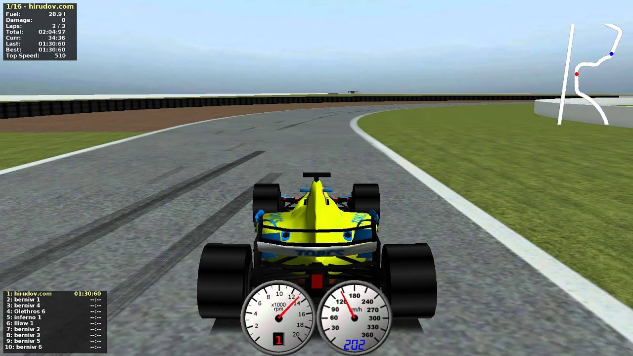 TORCS gameplay Formula-TORCS V2 versus all on Road Tracks - Falcon ...