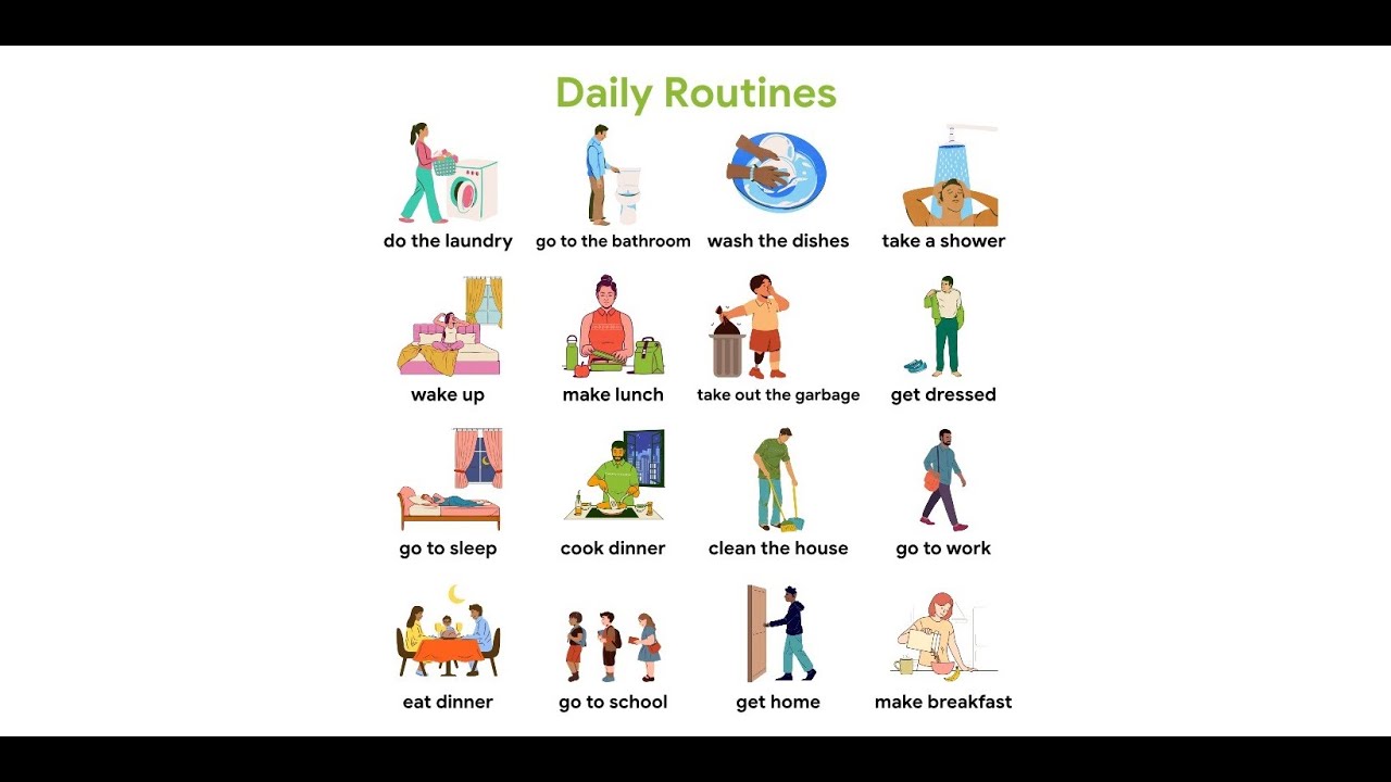 Daily Routines - YouTube