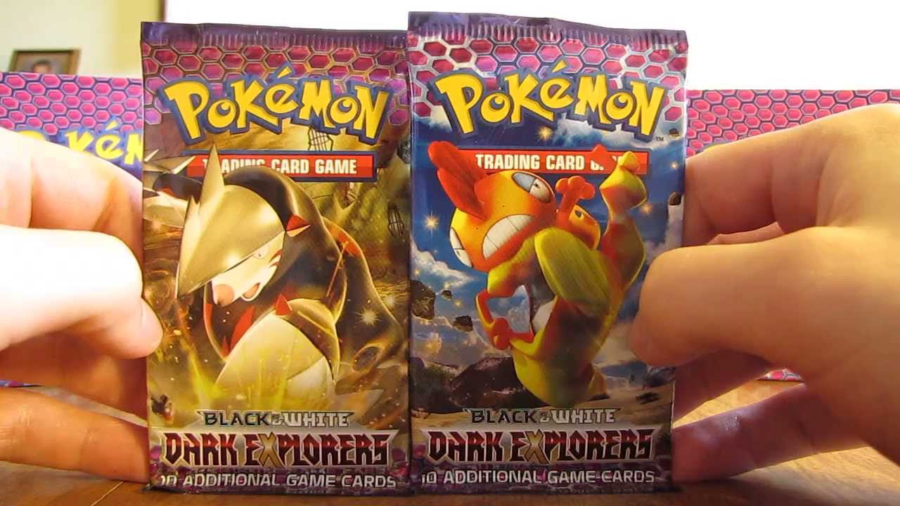 2 Dark Explorers Booster Pack Opening - YouTube
